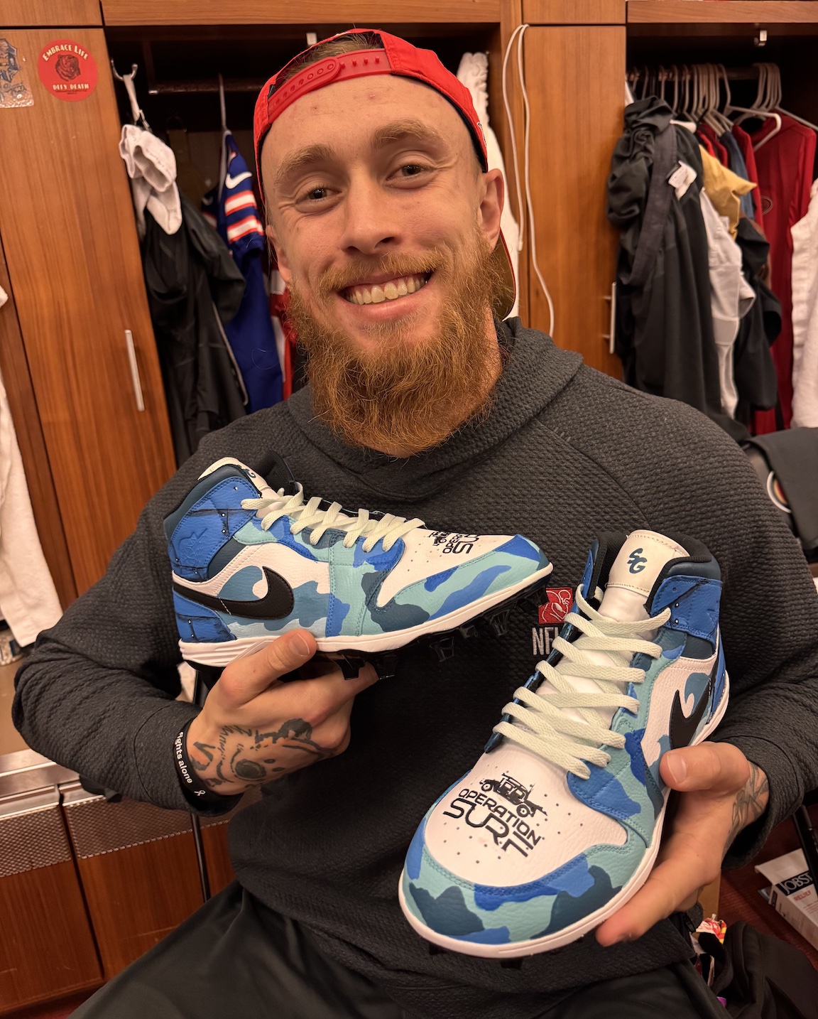 49ers TE George Kittle is the 2024 Recipient of the NFL and USAA's ...